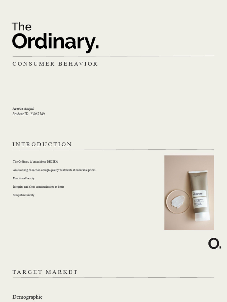 Consumer Behavior - Areeba Amjad | PDF | Cost Of Living | Social Media