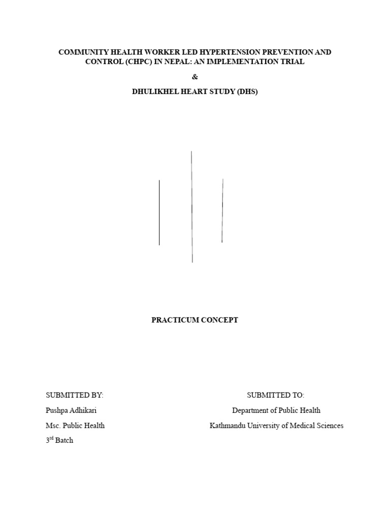Concept of Practicum | PDF | Hypertension | Non Communicable Disease