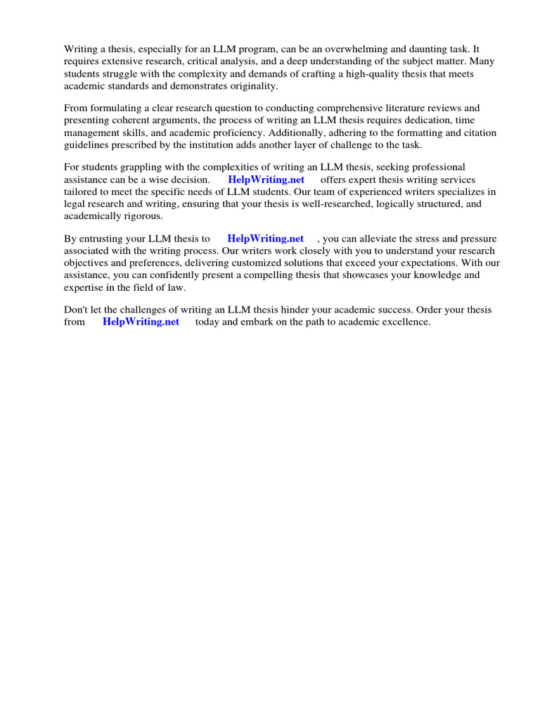 LLM Thesis PDF | PDF | European Union | Thesis