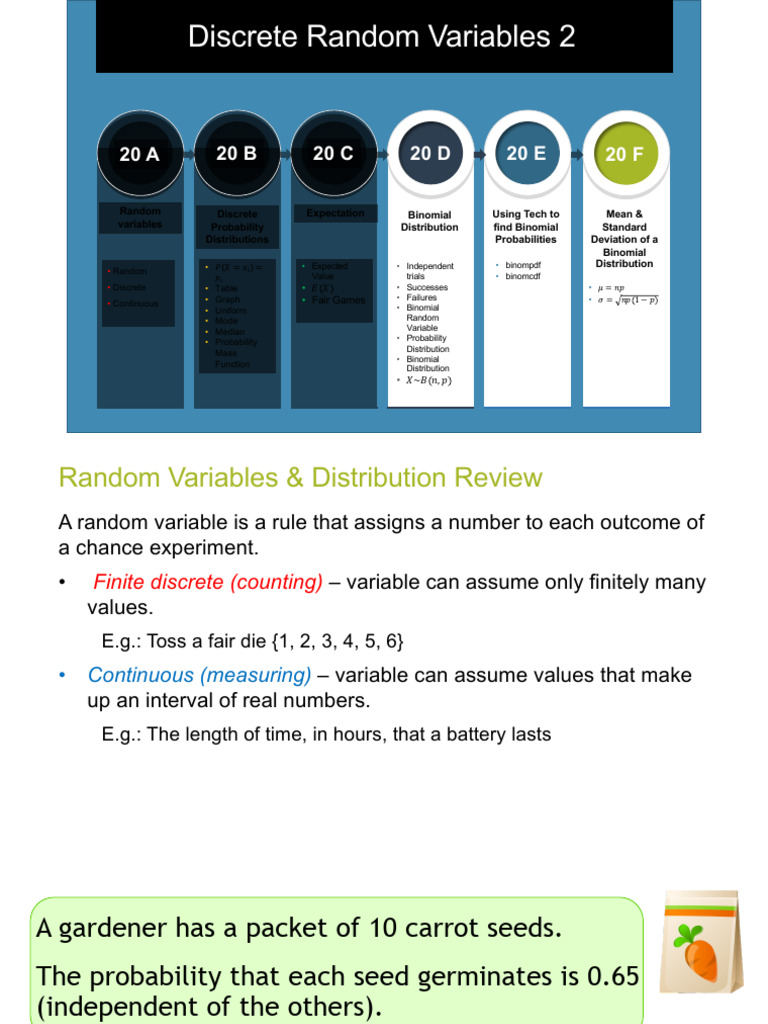 2 Discrete Random Variable Probability Distributions 2 | PDF | Probability Distribution | Random ...