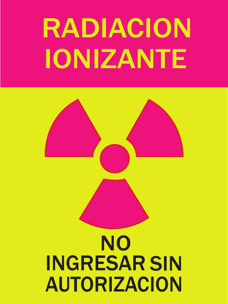 Señaleticas Radiacion Ionizante 1.1 Copia | PDF