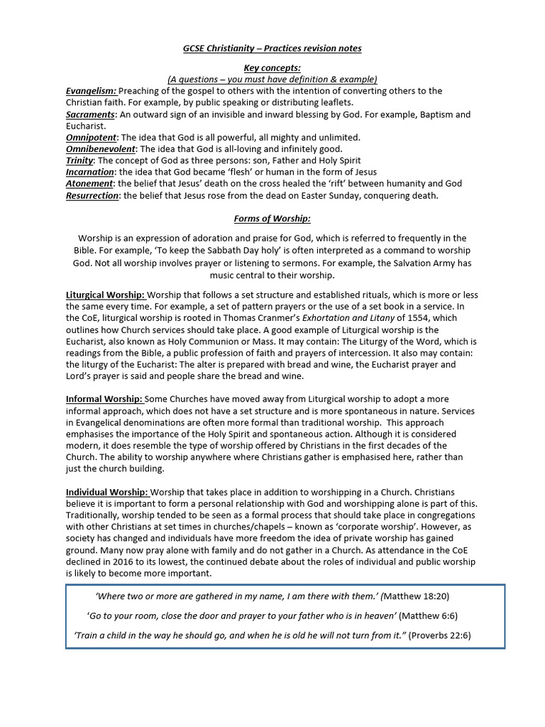 Topic-Christian-Practices | PDF | Eucharist | Baptism