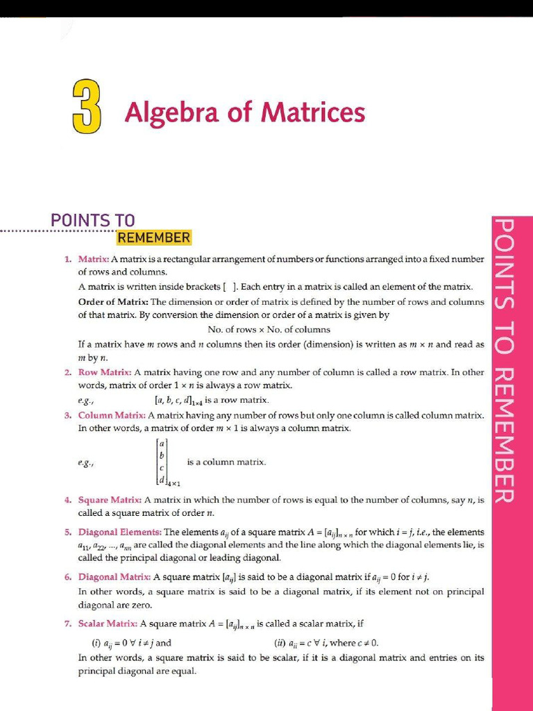 12 Maths CH 3 | PDF