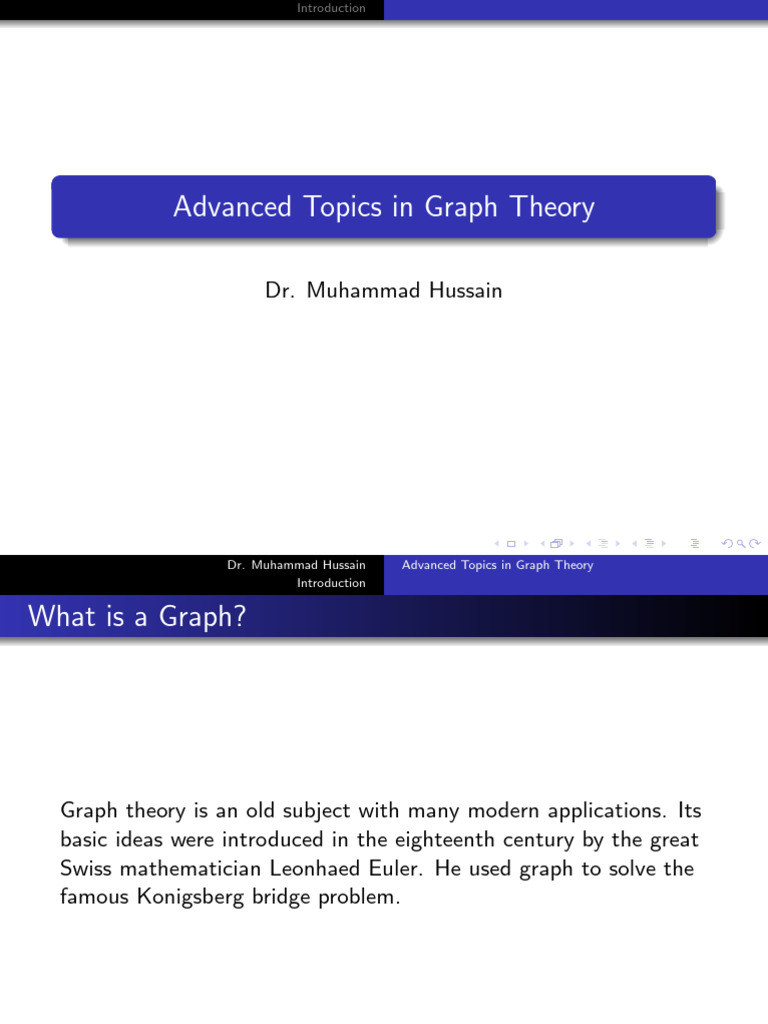 Graph Theory (Lec 1) | PDF | Vertex (Graph Theory) | Graph Theory Graph Theory (Lec 1) | PDF | Vertex (Graph Theory) | Graph Theory