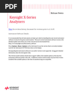 Keysight PathWave BenchVue Basic OSC Software Release Notes 2024 | PDF ...