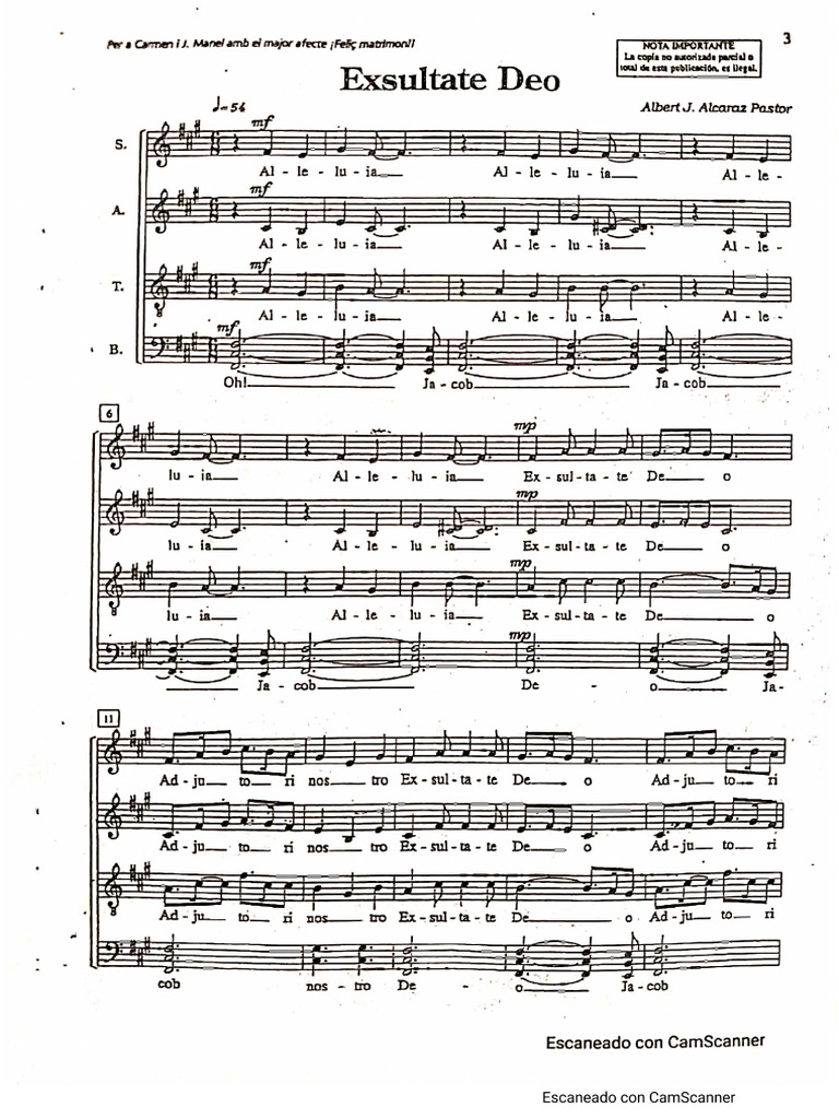 Exsultate Deo | PDF