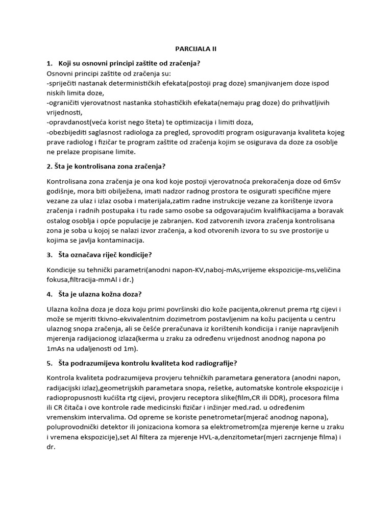 Parcijala II 1 | PDF