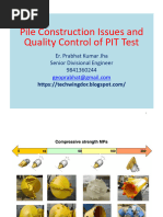 Pile Foundations: Design and Construction Guide | PDF