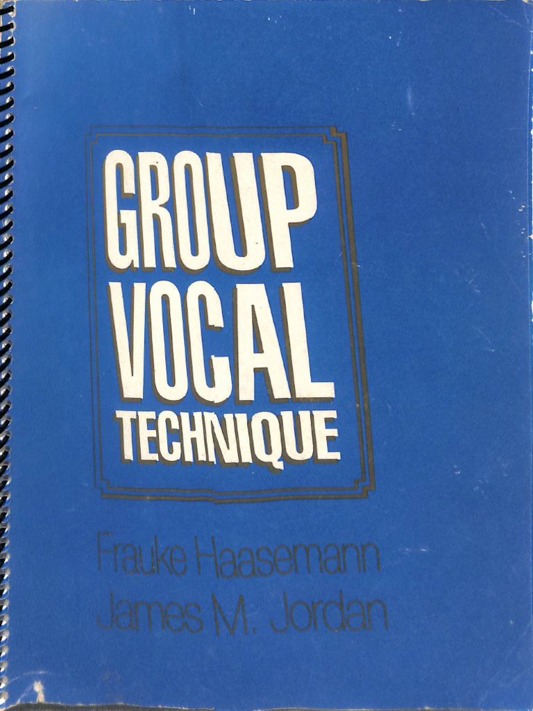 Group Vocal Technique | PDF