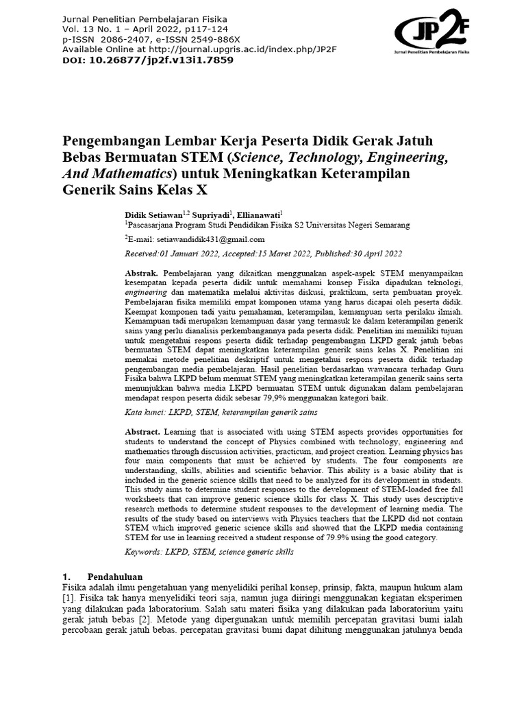 LKPD GERAK JATUH | PDF