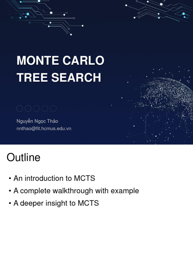 2024 Mth058 Lecture06 Mcts | PDF | Artificial Intelligence | Intelligence (AI) & Semantics