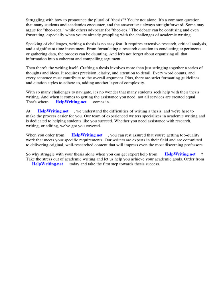 Pronouncing the Plural of Thesis | PDF | English Language | Consonant