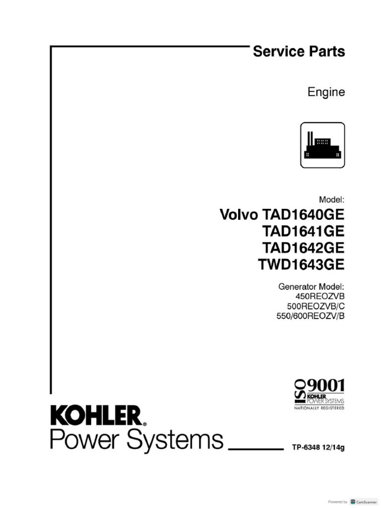 Service Parts Volvo Twd1643ge (3) 1 34 | PDF