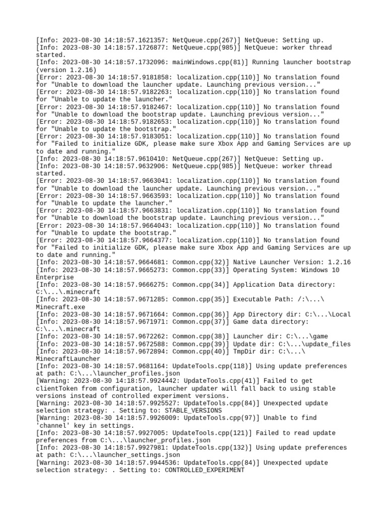 Minecraft Launcher Update Log | PDF | Operating System Technology | Computer Architecture