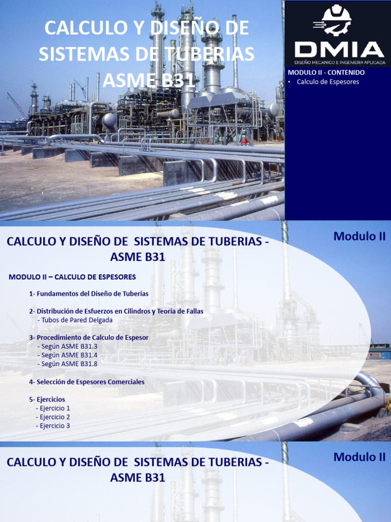 ASME B31 - Modulo II | PDF | Doblar | Estrés (Mecánica)