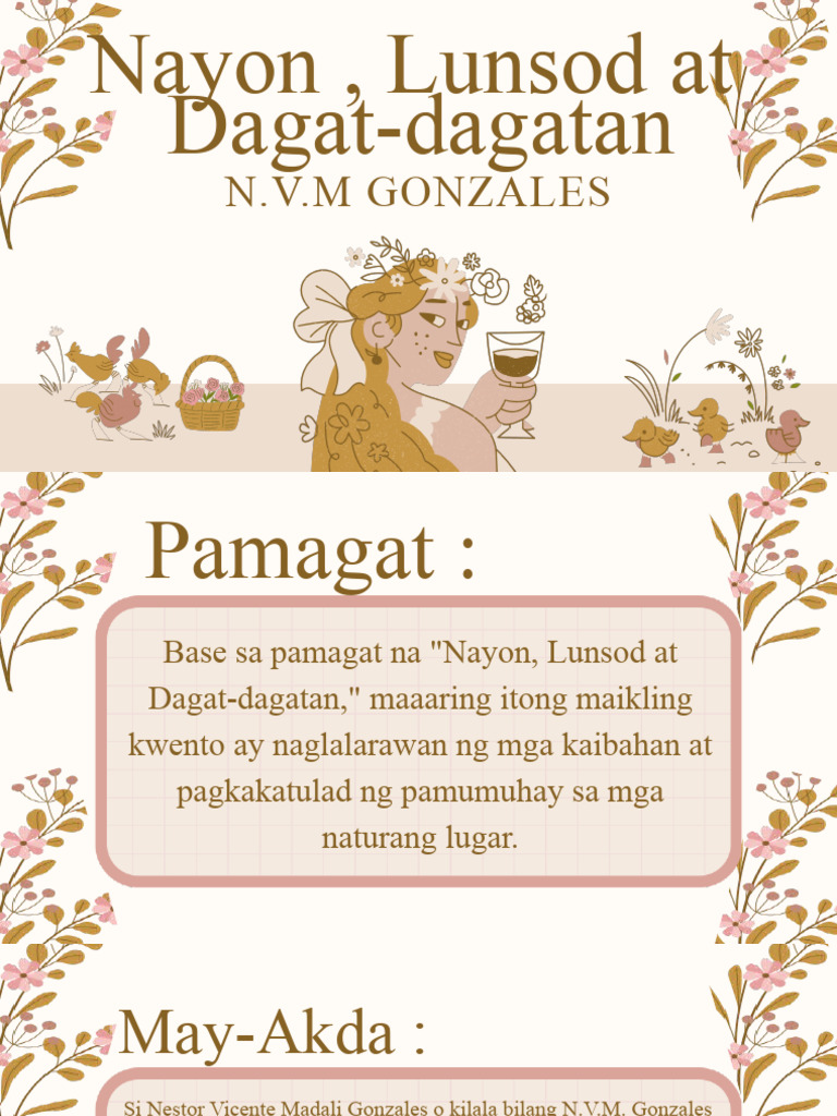 Nayon Lunsod at Dagat Dagatan | PDF