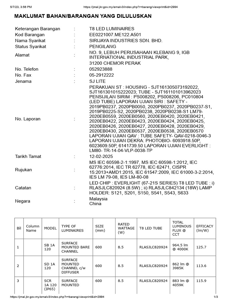 SJ LITE I | PDF | Glass Applications | Components
