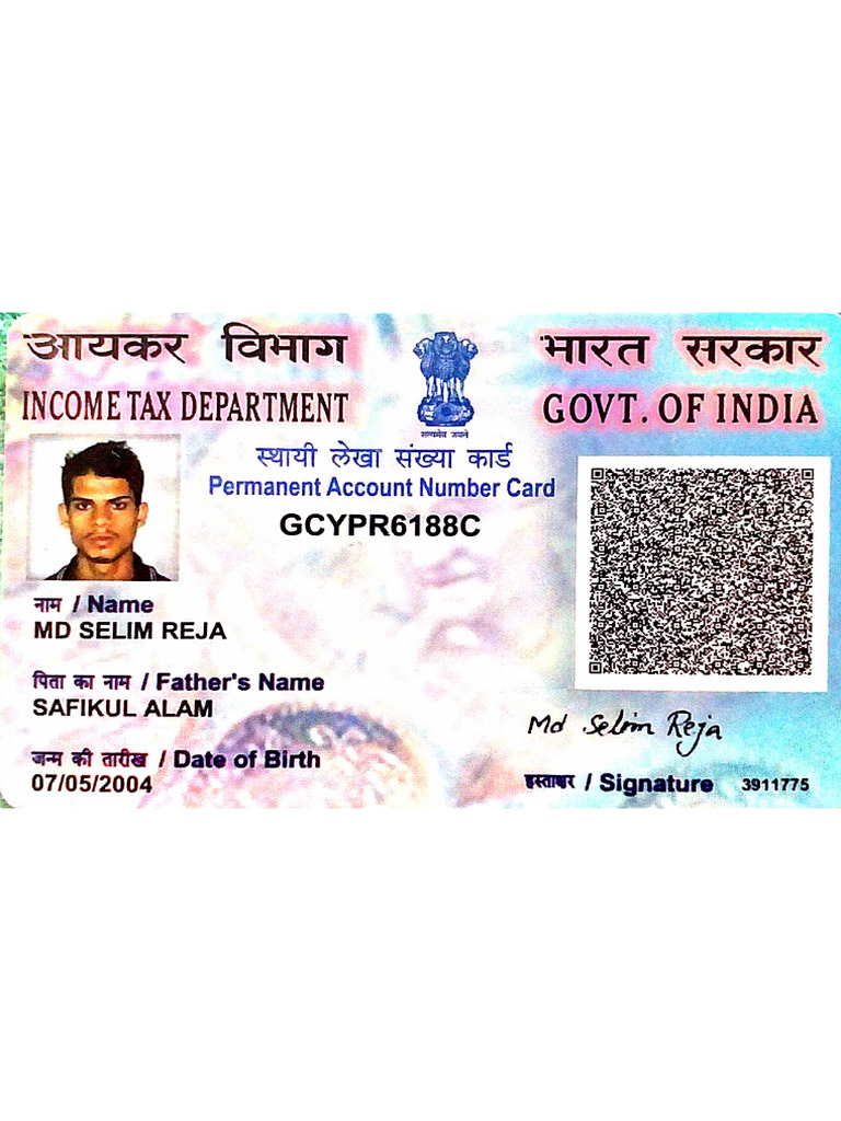 Pan card | PDF