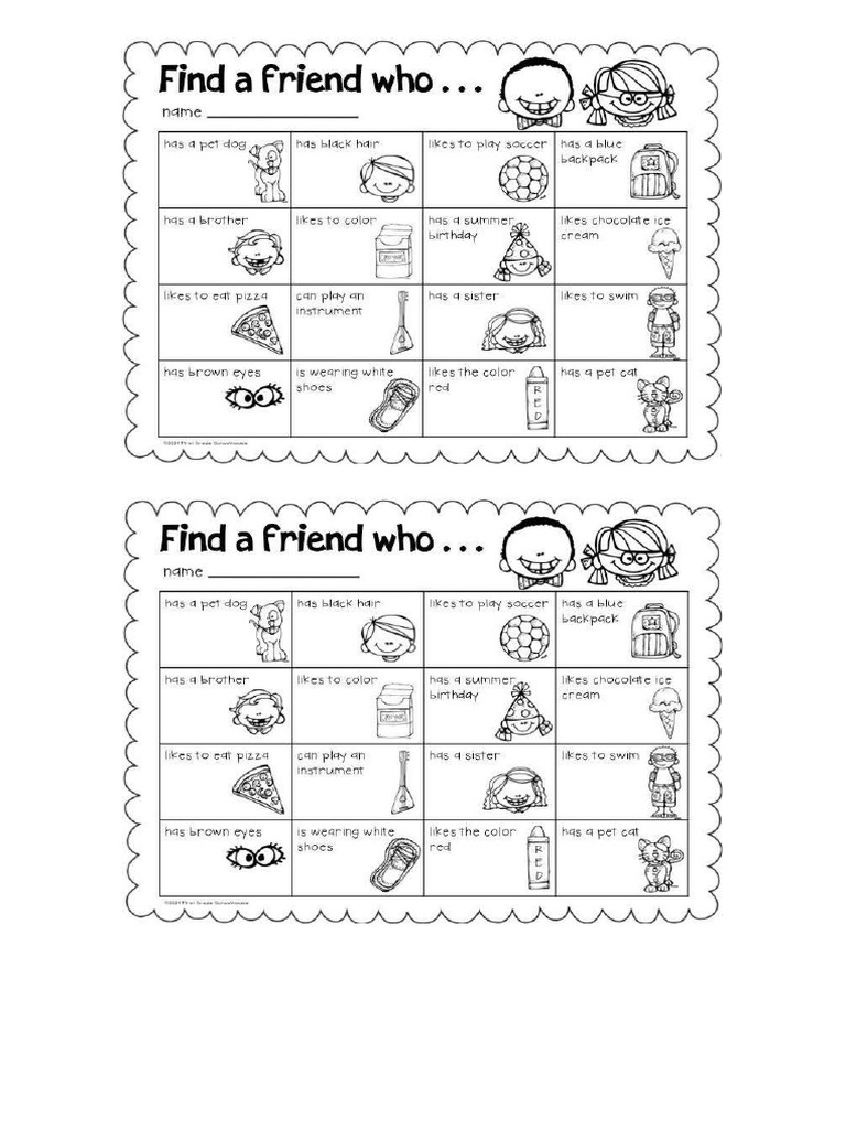 Find Someone Who | PDF