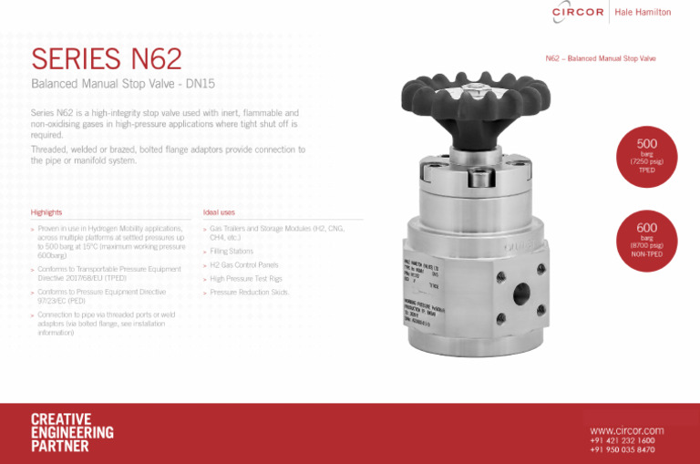Balanced Stop Valves | PDF