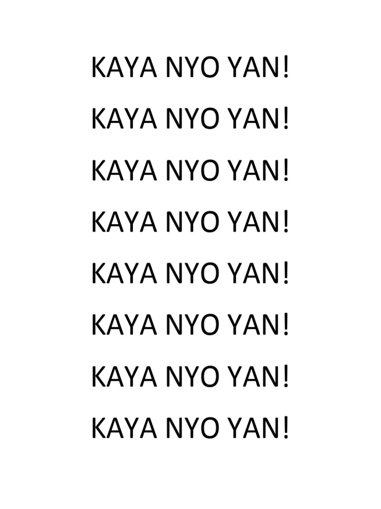 Kaya NK | PDF