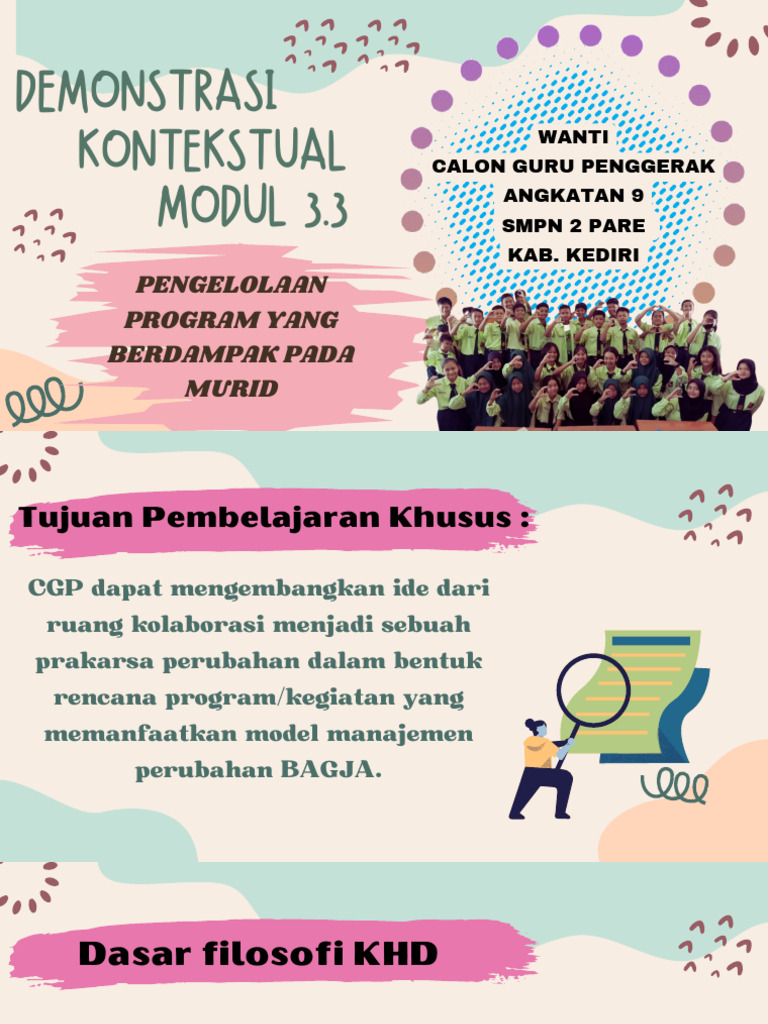 Demonstrasi Kontekstual Modul 3.3 | PDF | Karier & Perkembangan