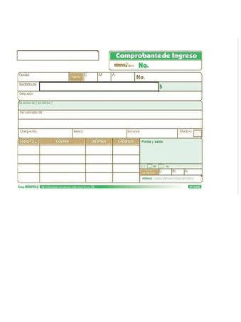 comprobante de ingreso | PDF