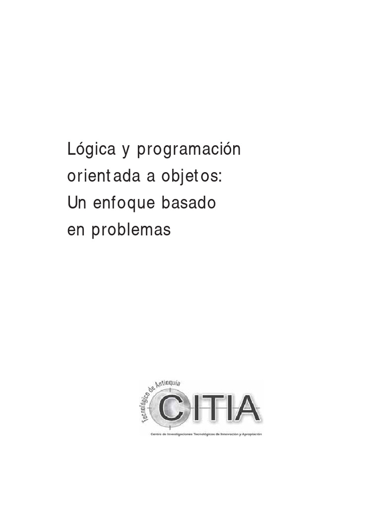 Logica y Programacion Orientada a Objeto | PDF | Lenguaje de programación | Objeto (informática)