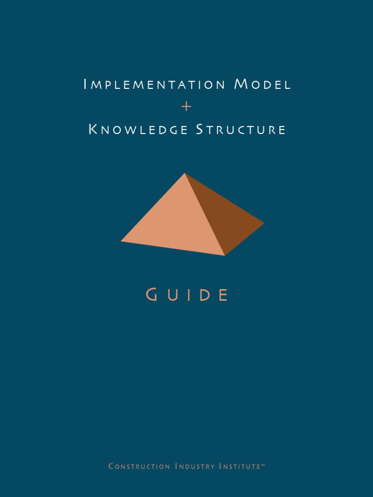 CII Knowledge Structure | PDF | Goal | Benchmarking