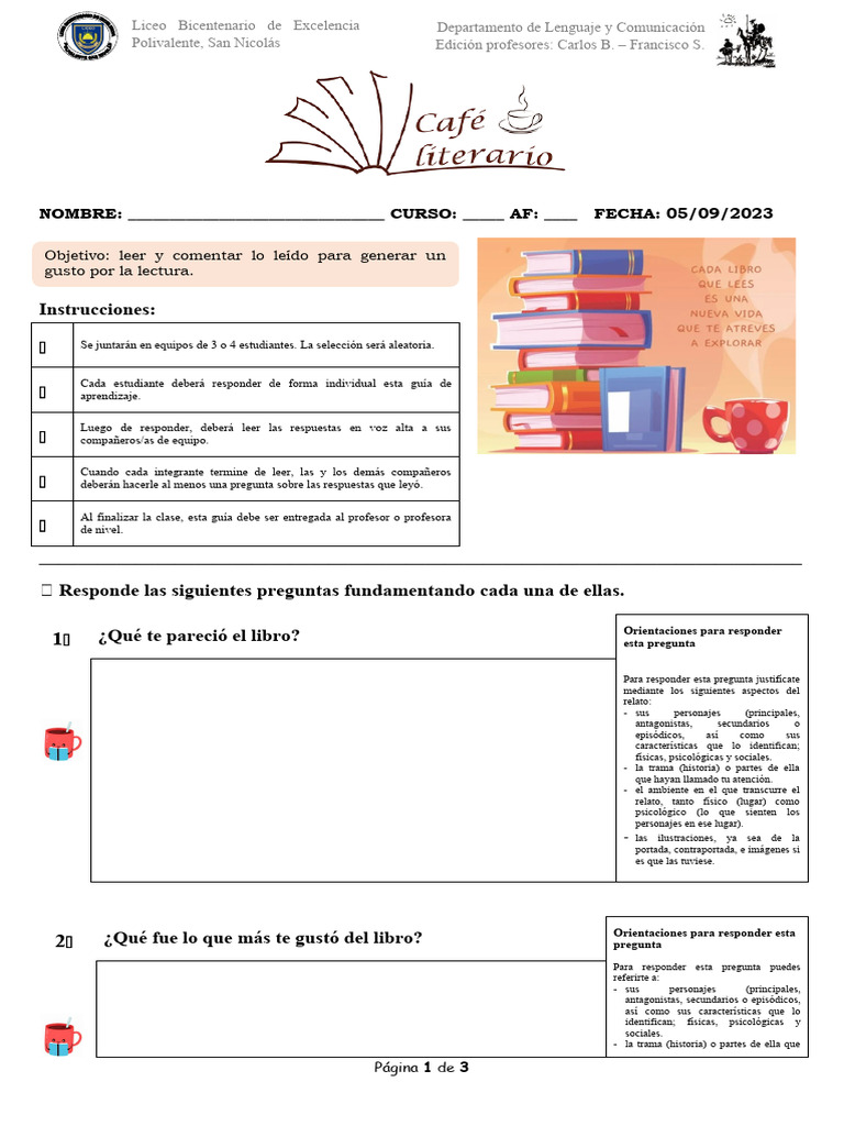 ?café Literario | PDF