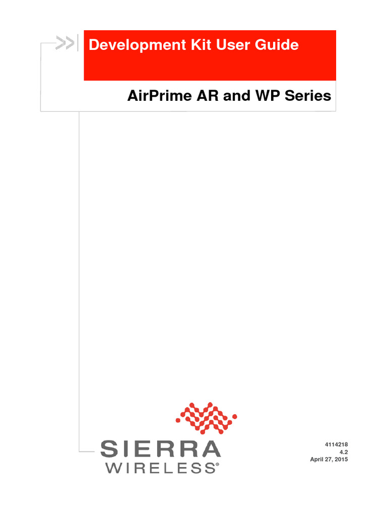 AirPrime AR and WP Series Development Kit User Guide Rev4 2 | PDF ...