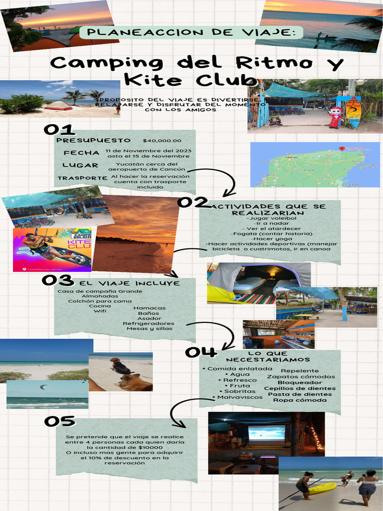 Green Illustrated Travel Planning Infographic | PDF