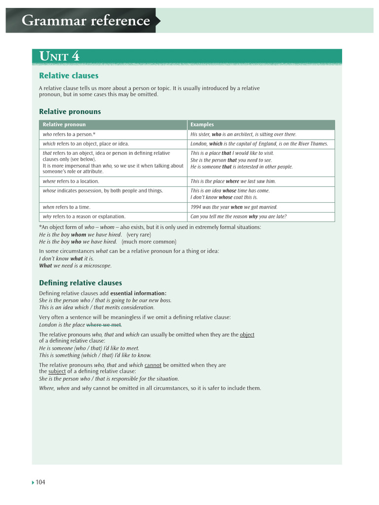 1 Alberto Relative Clauses Theory | PDF | Adverb | Pronoun