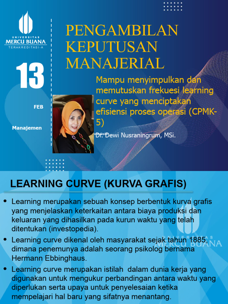 Modul 14-Learning Curve | PDF | Bisnis