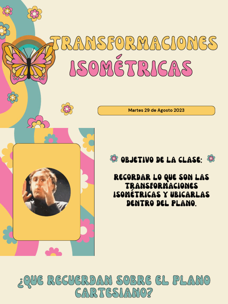 Transformaciones Isométricas Básicas | PDF | Rotación | Simetría