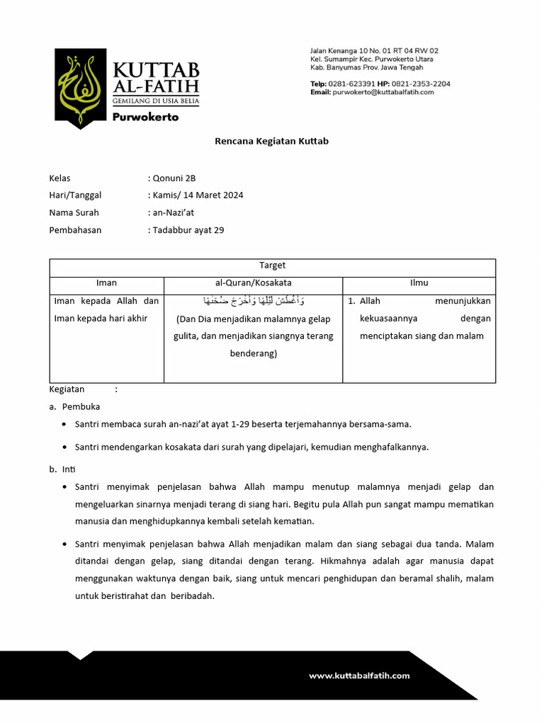 RK An-Nazi'at3 Tema3 Q2B-Akh Lilis | PDF