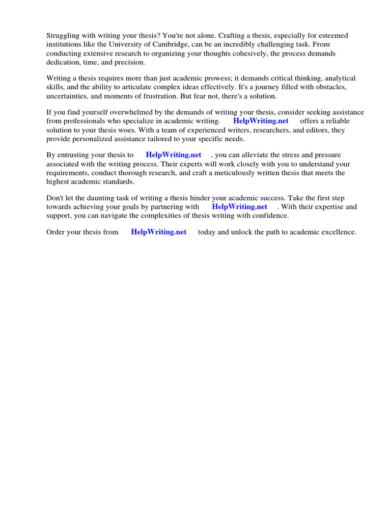 Thesis University of Cambridge | PDF | Thesis | Digital Library