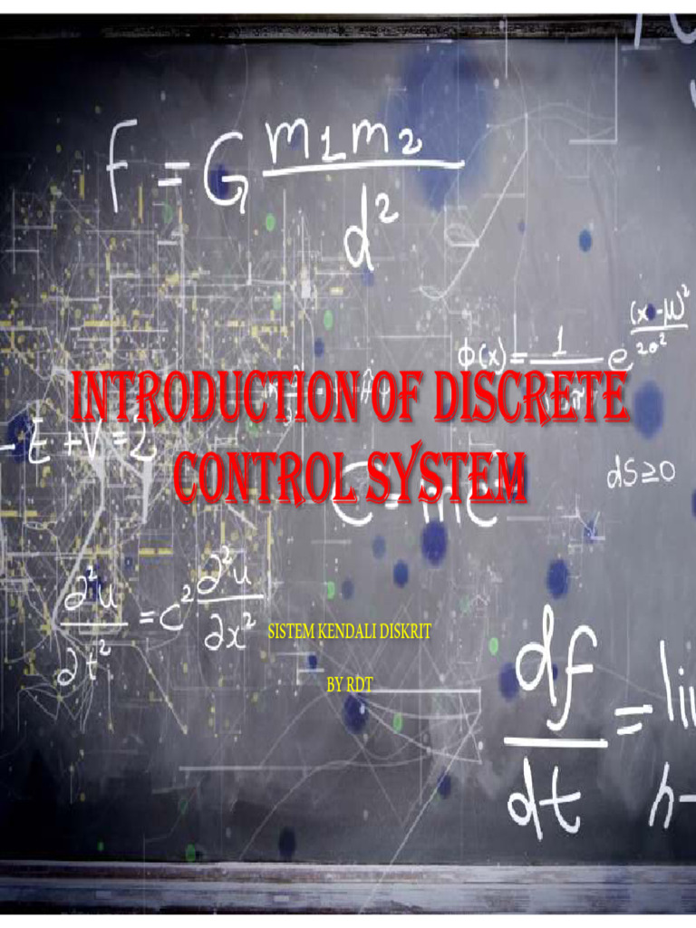 Course 1 Introduction Discrete Time Control System Pdf