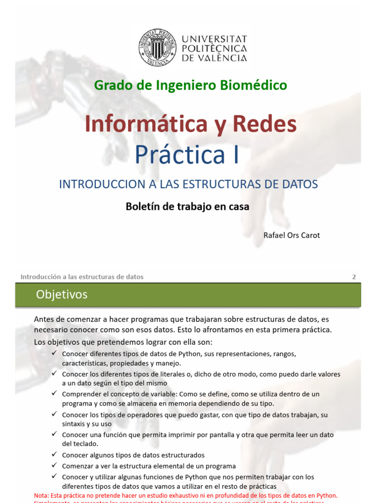 Pràctica 1 | PDF | Tipo de datos | Python (lenguaje de programación)