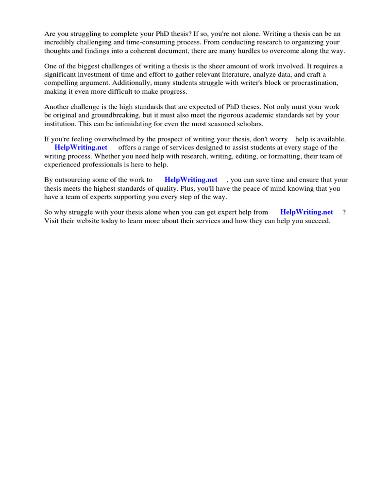 How To Get Unpublished PHD Thesis | PDF | Thesis