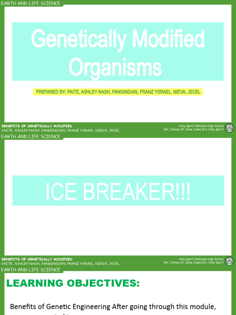 GENETICALLY MODIFIED ORGANISMS | PDF | Genetic Engineering ... GENETICALLY MODIFIED ORGANISMS | PDF | Genetic Engineering ...