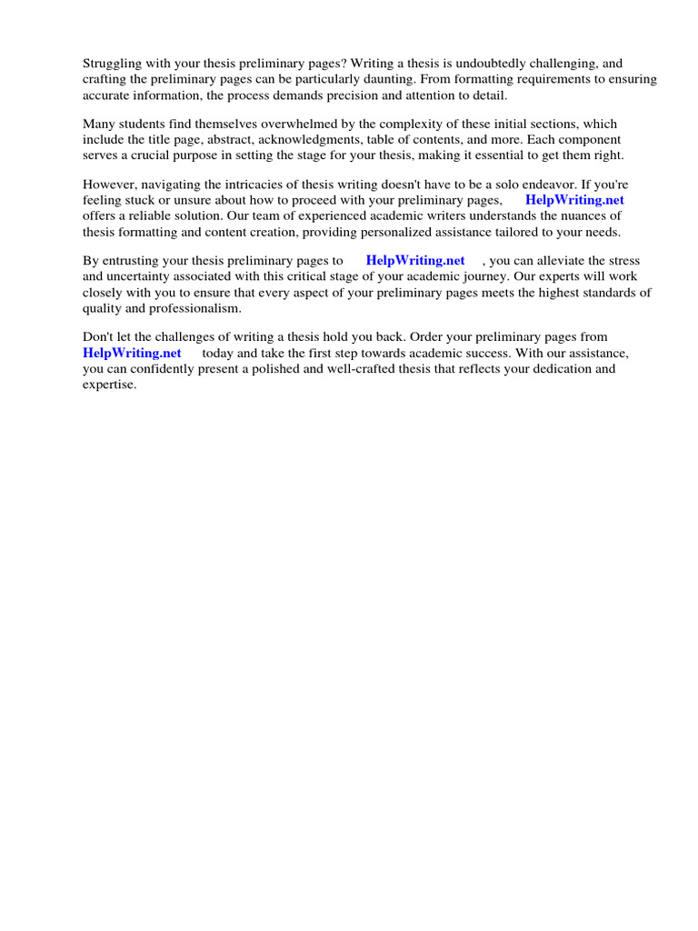 Uq Thesis Preliminary Pages | PDF | Thesis | Science