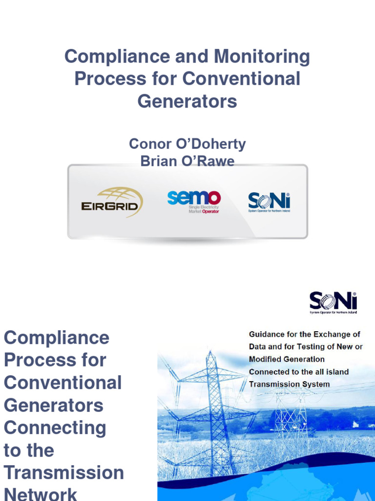 Compliance Process for Conventional Generators | PDF | Regulatory Compliance | Electric Generator