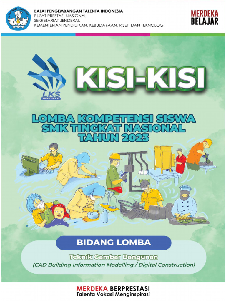 Kisi-Kisi LKS Nasional CAD BIM-Digital Konstruksi 2023 | PDF
