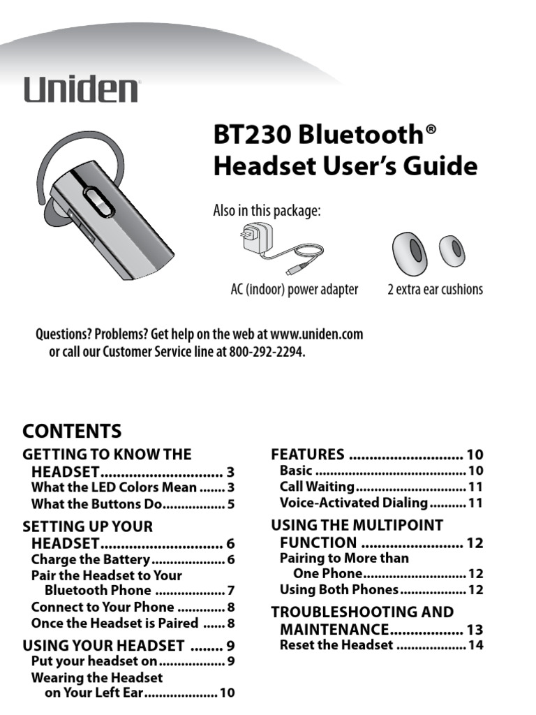BT230 Om | PDF | Bluetooth | Electromagnetic Interference