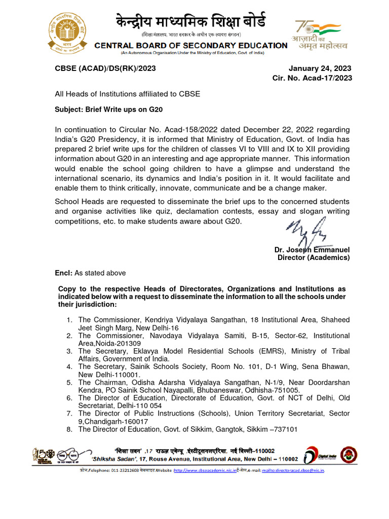 Brief Write Ups On G20 | PDF | Economies