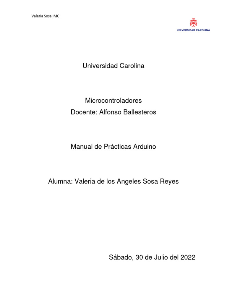 Manual Arduino | Descargar gratis PDF | Arduino | Diodo emisor de luz
