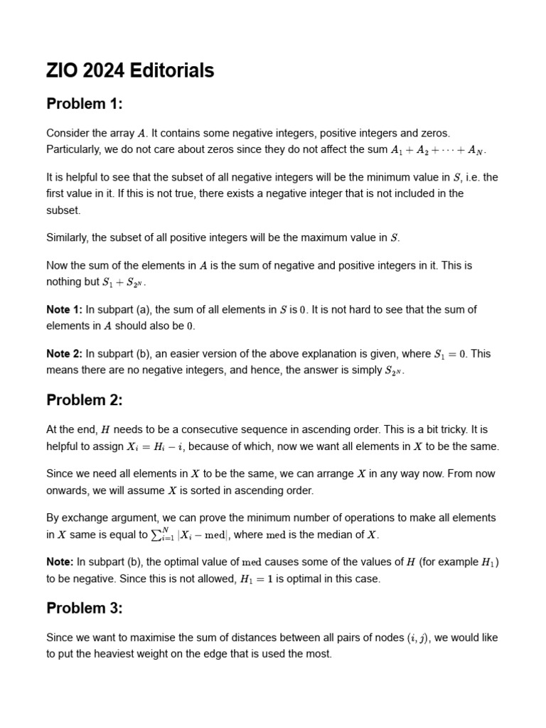zio2024-editorials | PDF | Vertex (Graph Theory) | Integer