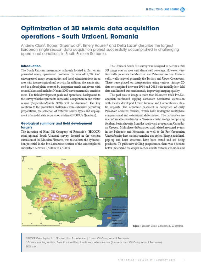 3D Seismic Acquisition | PDF | Spectral Density | Anisotropy