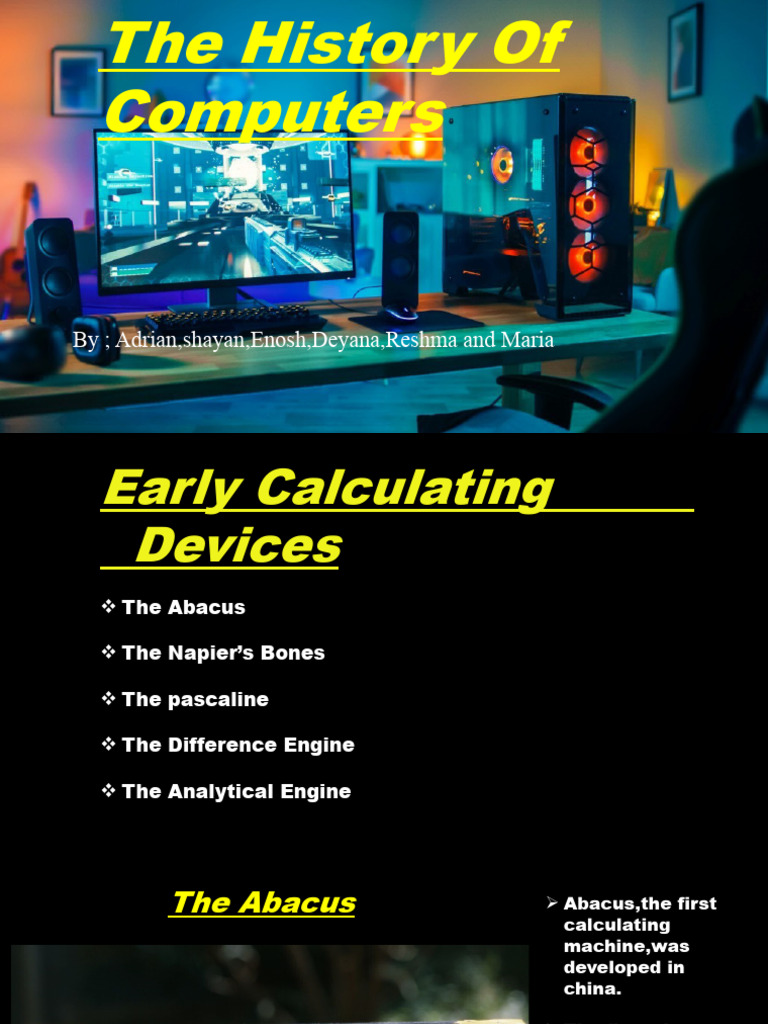 Presentation of Computer History 2 | PDF | Microcomputers | Personal Computers